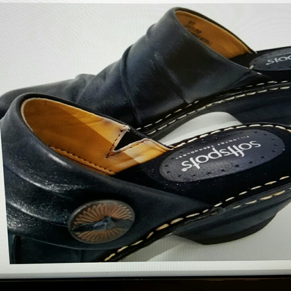 Softspots | Shoes | Softspots Leather Pillow Top Clogs 7 2 M | Poshmark